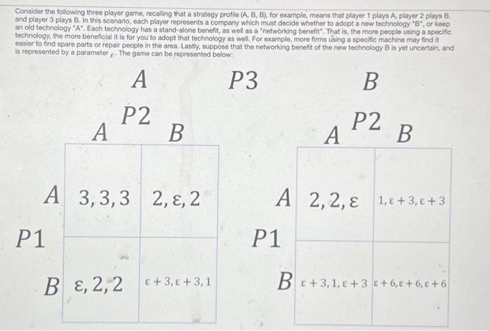 Solved Consider the following three player game, recalling | Chegg.com