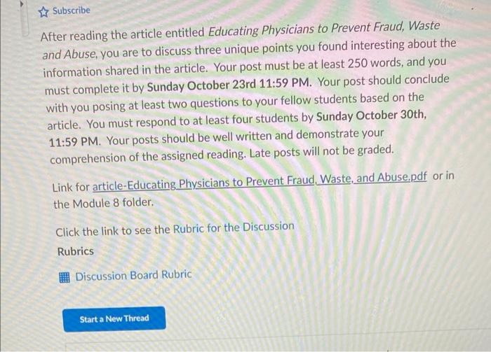 Solved After reading the article entitled Educating | Chegg.com