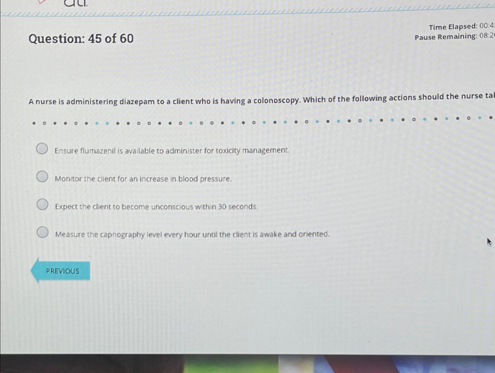 Solved Question: 45 ﻿of 60Time Elapsed: 00:4Pause Remaining: | Chegg.com