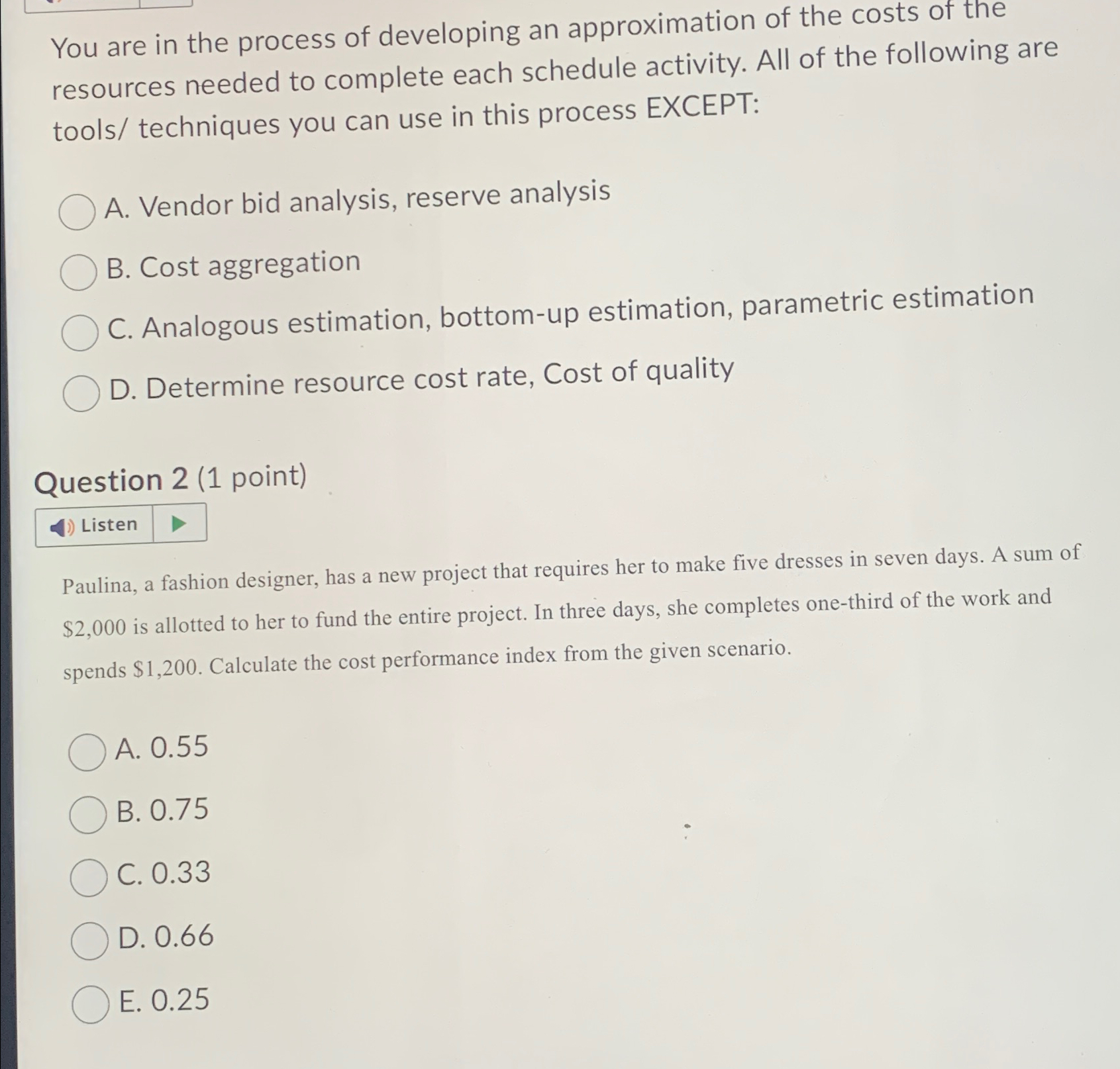 Solved You are in the process of developing an approximation | Chegg.com