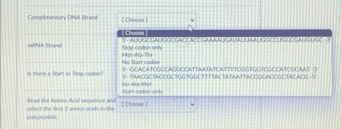 Solved Given the following Coding DNA strand, determine 1. | Chegg.com