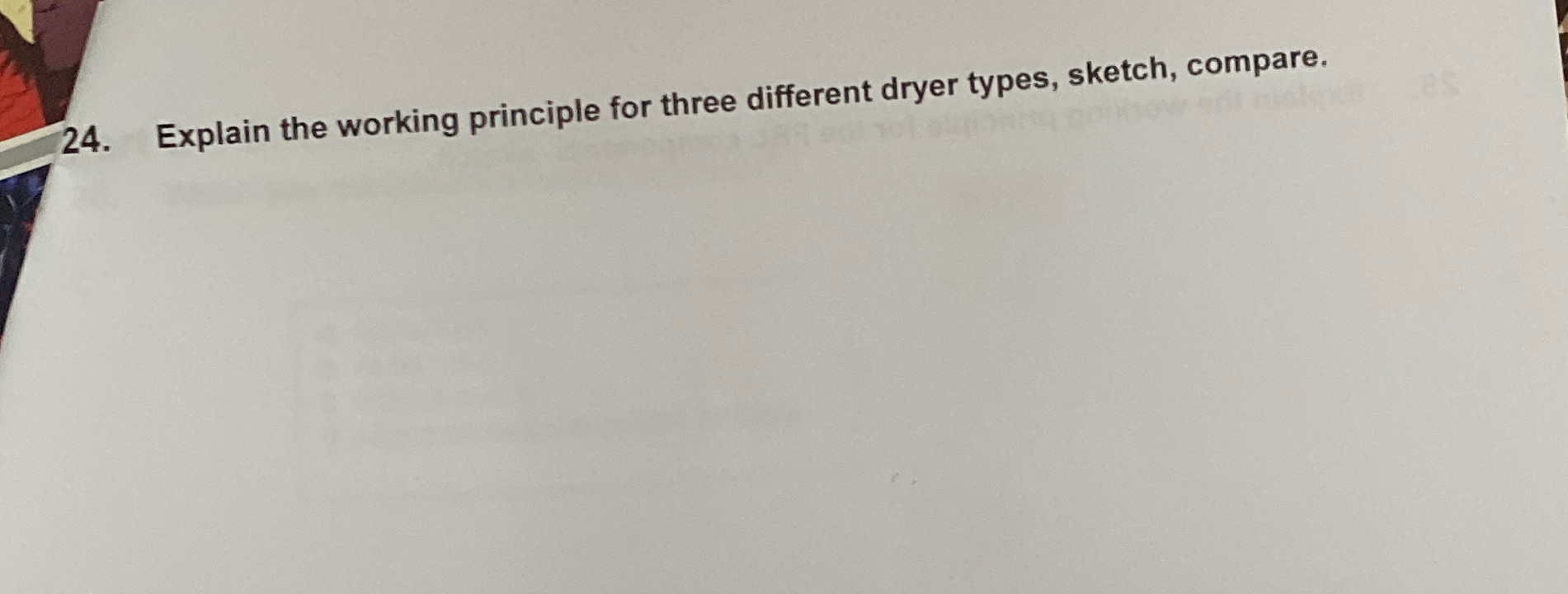 Explain the working principle for three different | Chegg.com