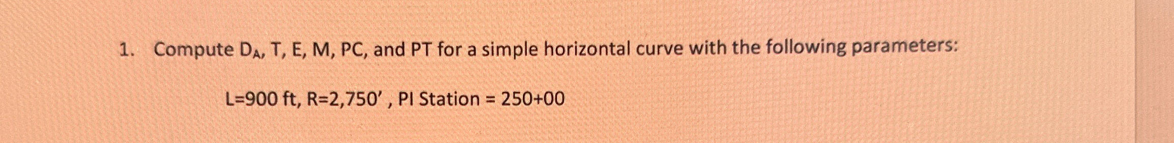 Solved Compute DA,T,E,M,PC, ﻿and PT for a simple horizontal | Chegg.com