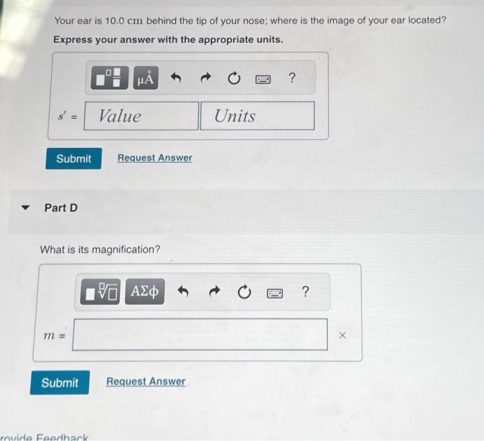 Solved Examining your image in a convex mirror whose radius | Chegg.com