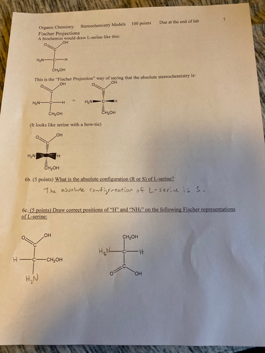 Solved Organic Chemistry Stereochemistry Models 100 points | Chegg.com