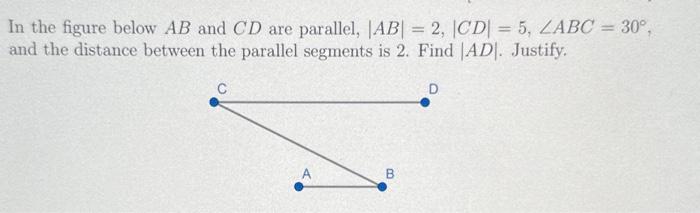 Solved In the figure below AB and CD are parallel, | Chegg.com