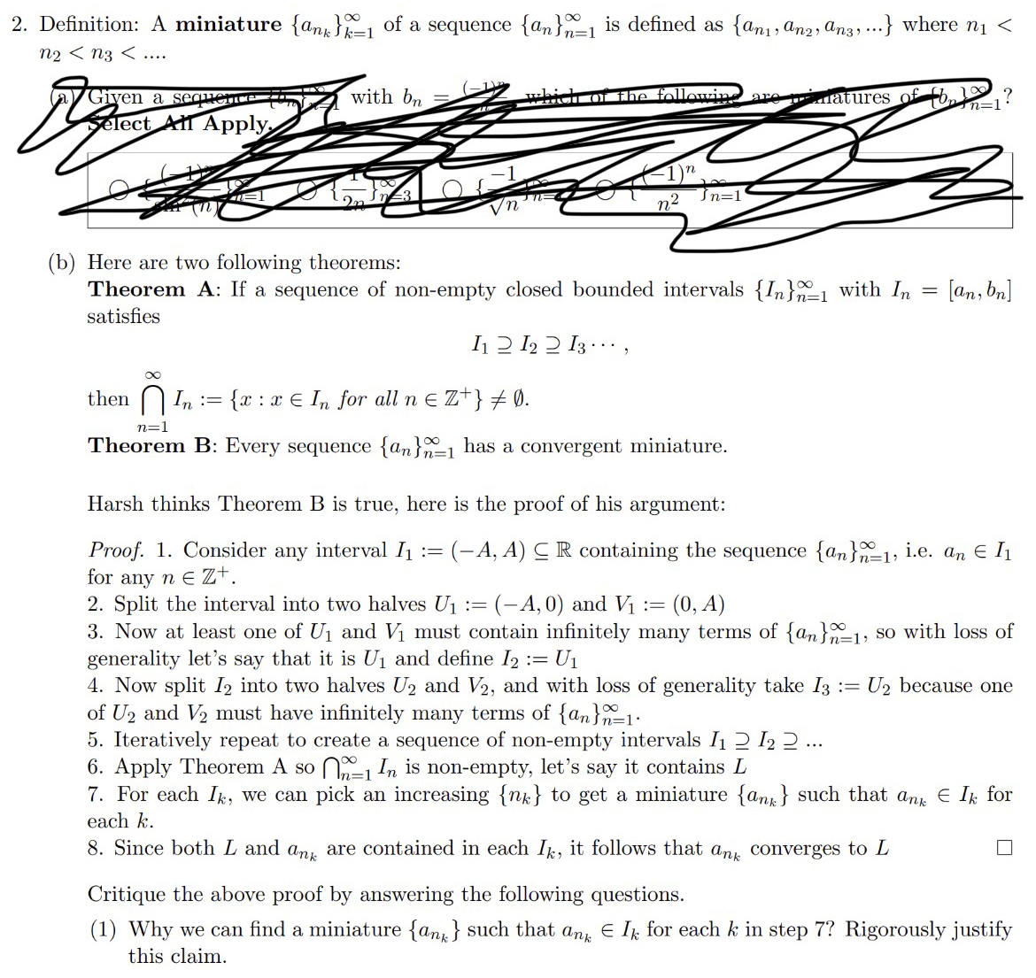 Solved (b) ﻿Here are two following theorems:Theorem A: If a | Chegg.com