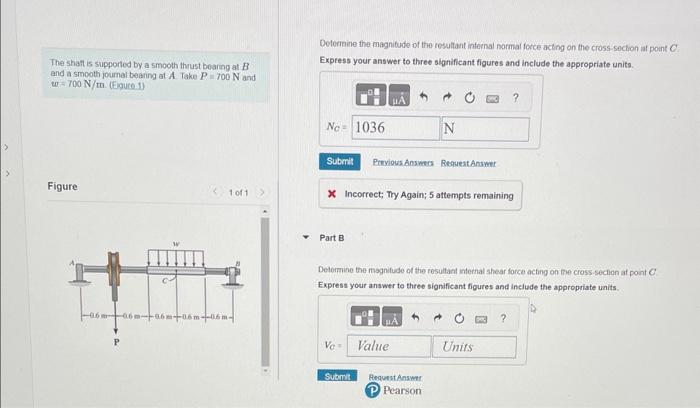 [solved] Determine The Magnitude Of The Resultant Internal