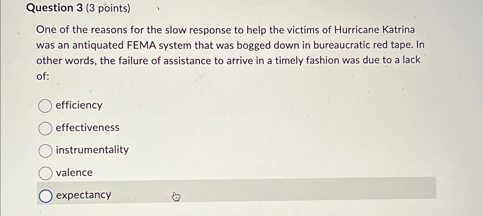 Solved Question 3 (3 ﻿points)One of the reasons for the slow | Chegg.com