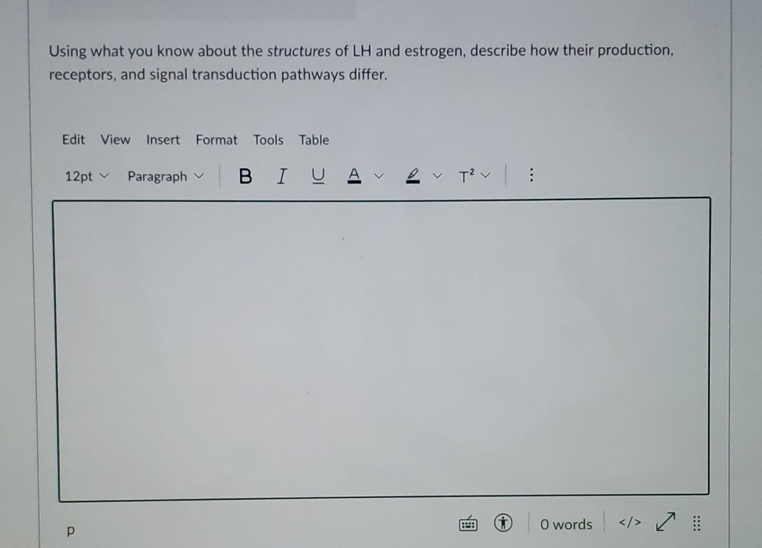 Solved Using what you know about the structures of LH and | Chegg.com