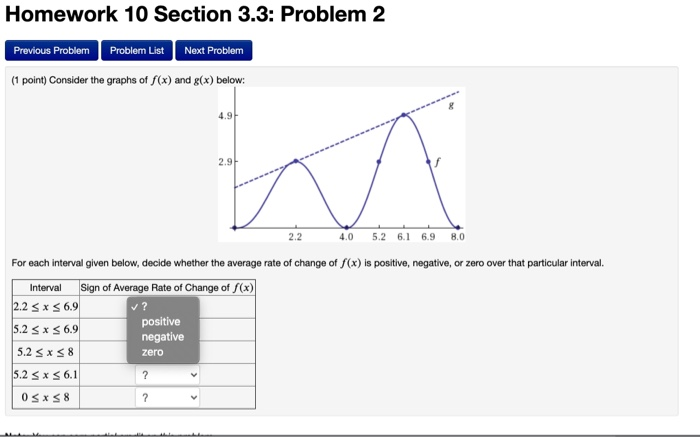 Solved Homework 10 Section 3.3: Problem 2 Previous Problem | Chegg.com
