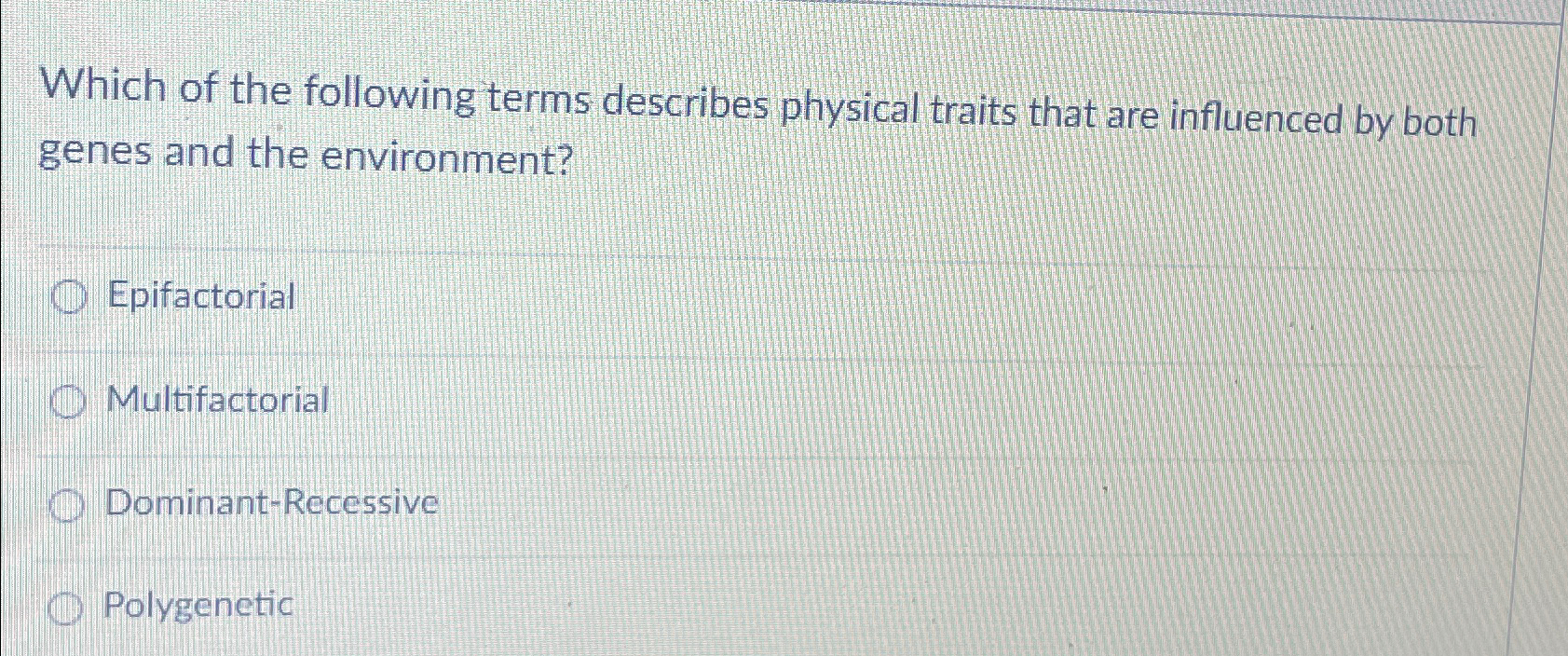 Solved Which of the following terms describes physical | Chegg.com