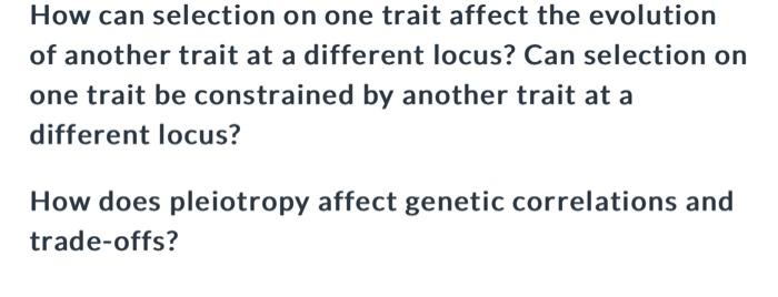 Solved How are artificial selection and natural selection | Chegg.com