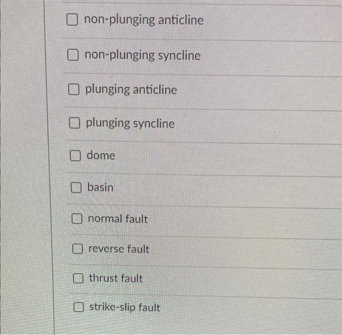 Solved Associating Structures with Tectonic Boundaries As | Chegg.com