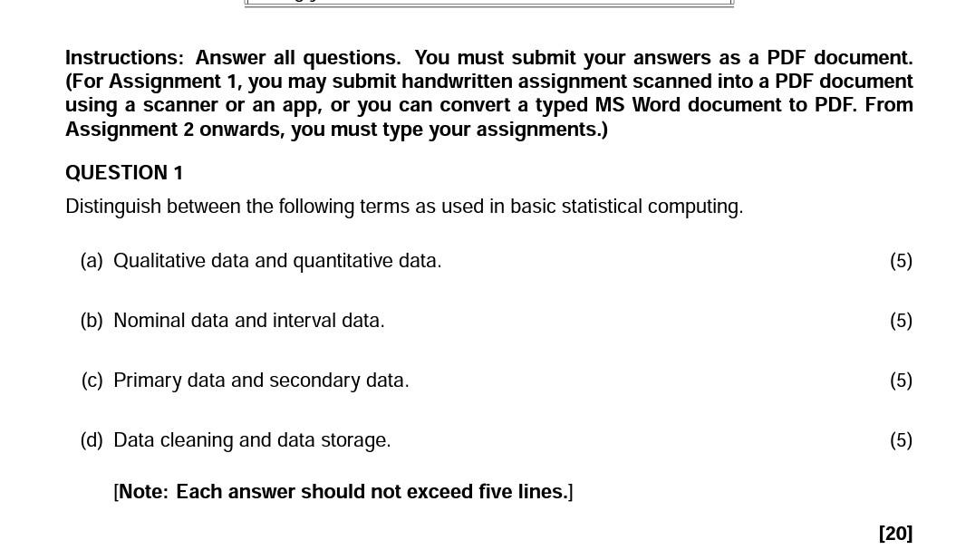 Solved Instructions: Answer all questions. You must submit | Chegg.com