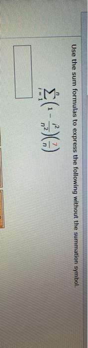 Solved Use the sum formulas to express the following without | Chegg.com
