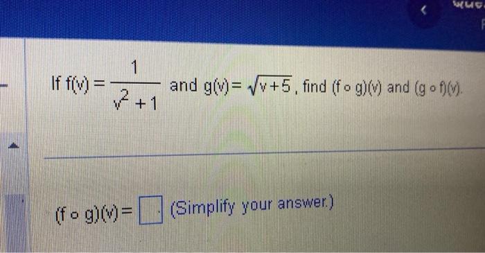 Solved If \( f(v)=\frac{1}{v^{2}+1} \) and \( | Chegg.com