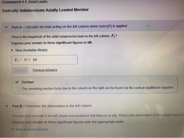 Solved Learning Goal To use deformation compatibility | Chegg.com