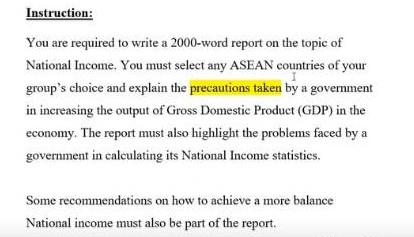 Solved You are required to write a 2000 -word report on the | Chegg.com