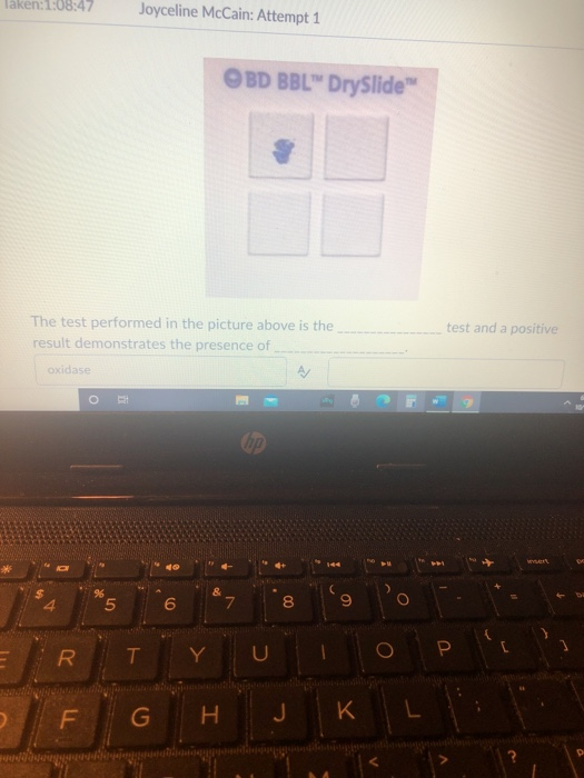 Solved Taken: 1:08:47 Joyceline McCain: Attempt 1 OBD BBL | Chegg.com