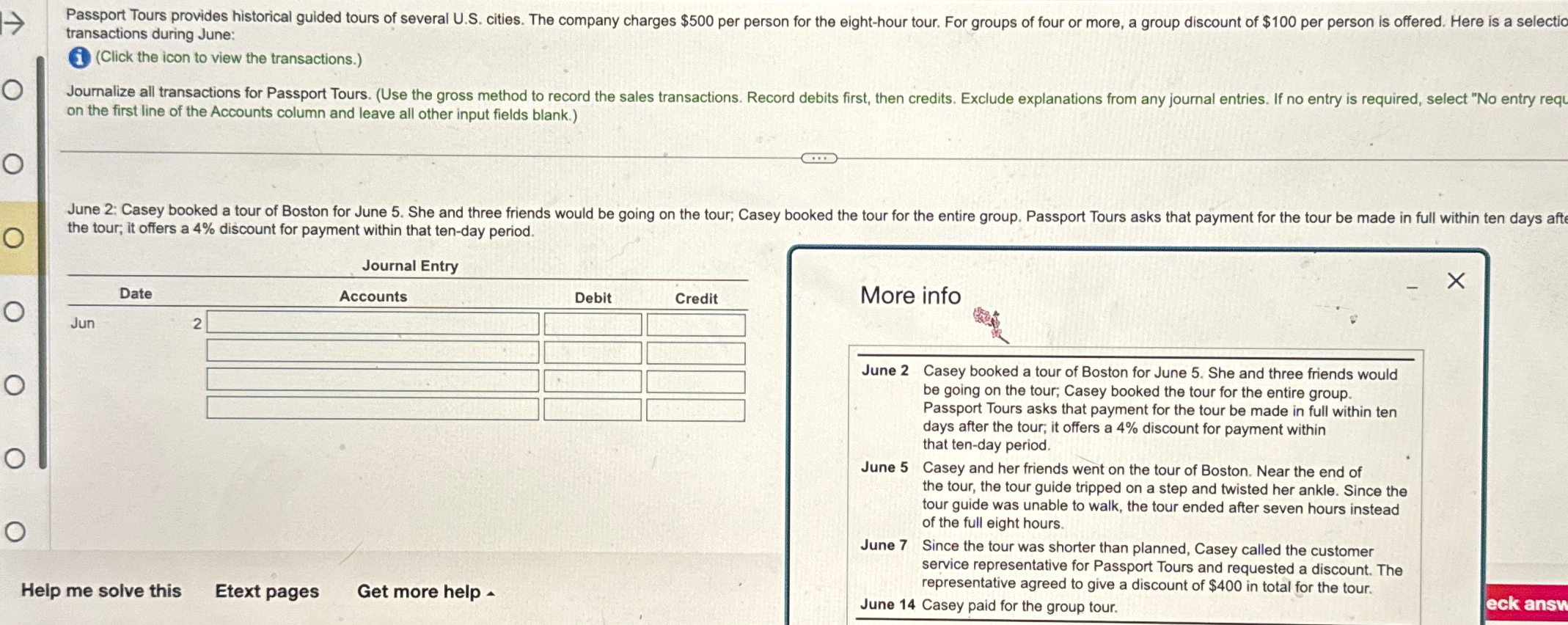 Solved transactions during June:(Click the icon to view the | Chegg.com