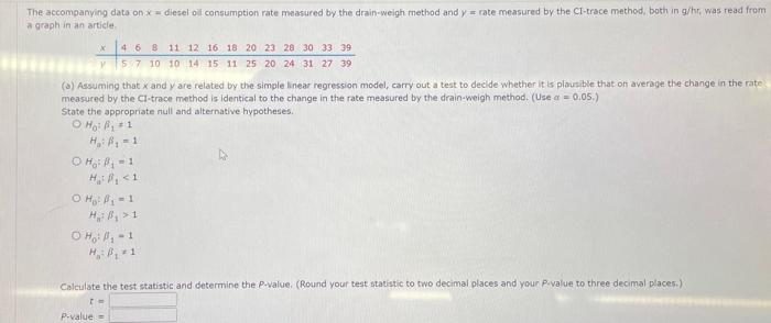 Solved (b) Calculate the value of the sample correlation | Chegg.com