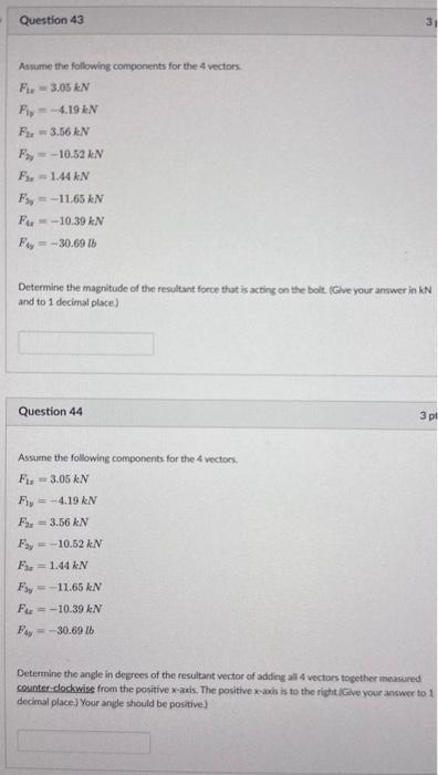 Solved Problem 4 We are wanting to determine the resultant | Chegg.com