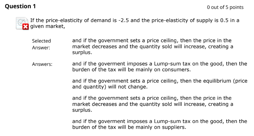 Solved EconomyIf the price-elasticity of demand is -2.5 ﻿and | Chegg.com
