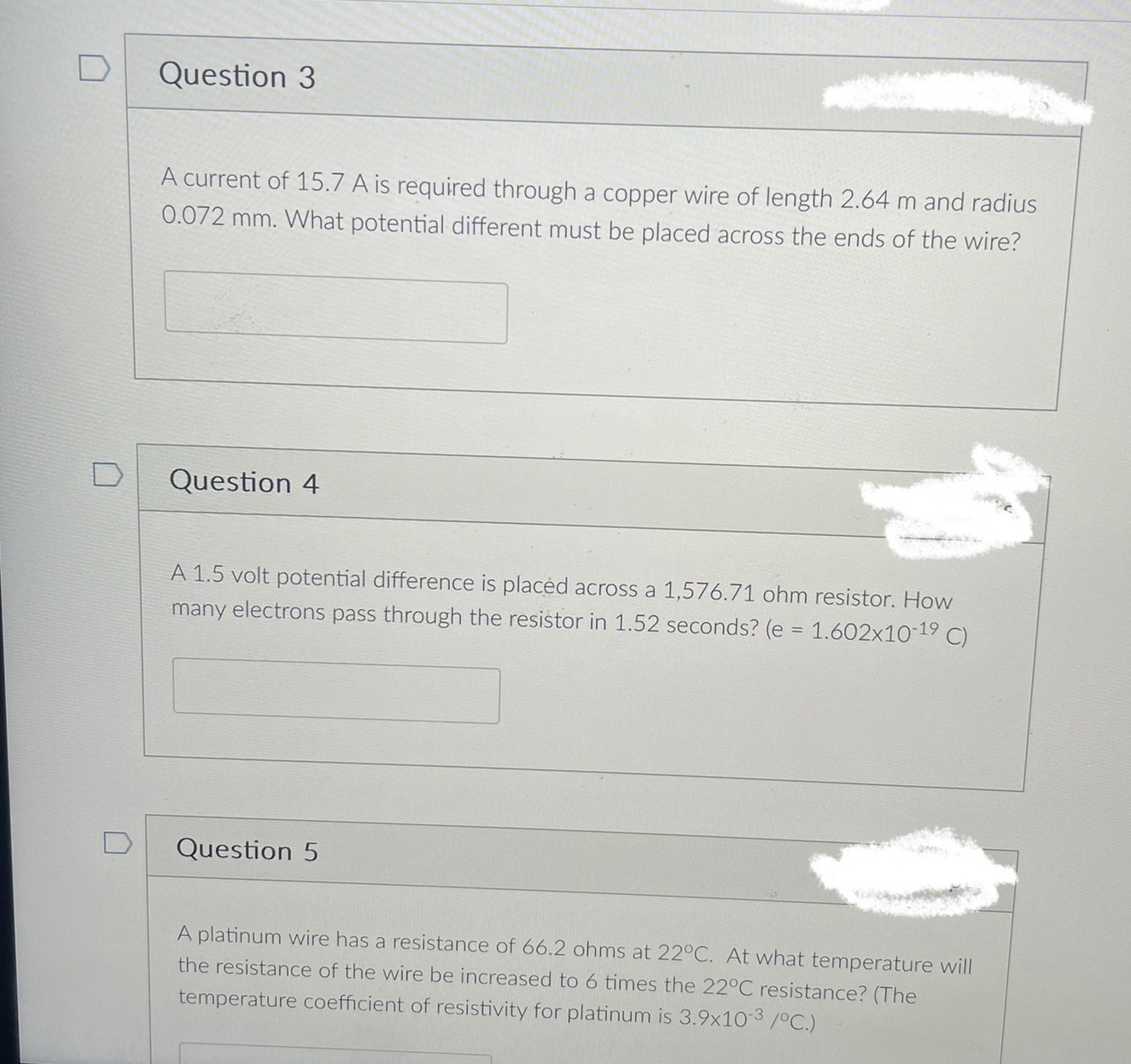 Solved Question 1Two copper wires (call them A and B) ﻿both | Chegg.com