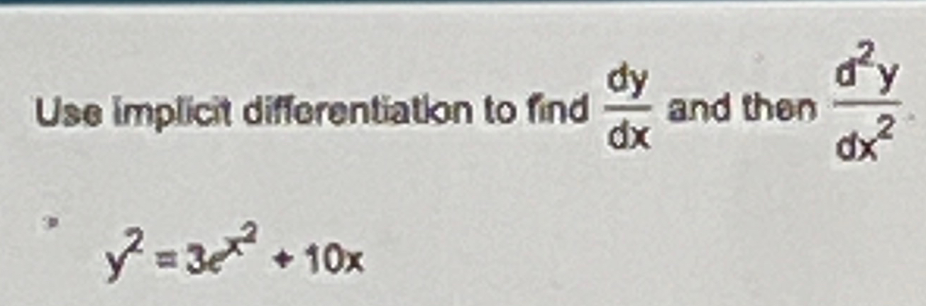 Solved Use implicit differentiation to find | Chegg.com