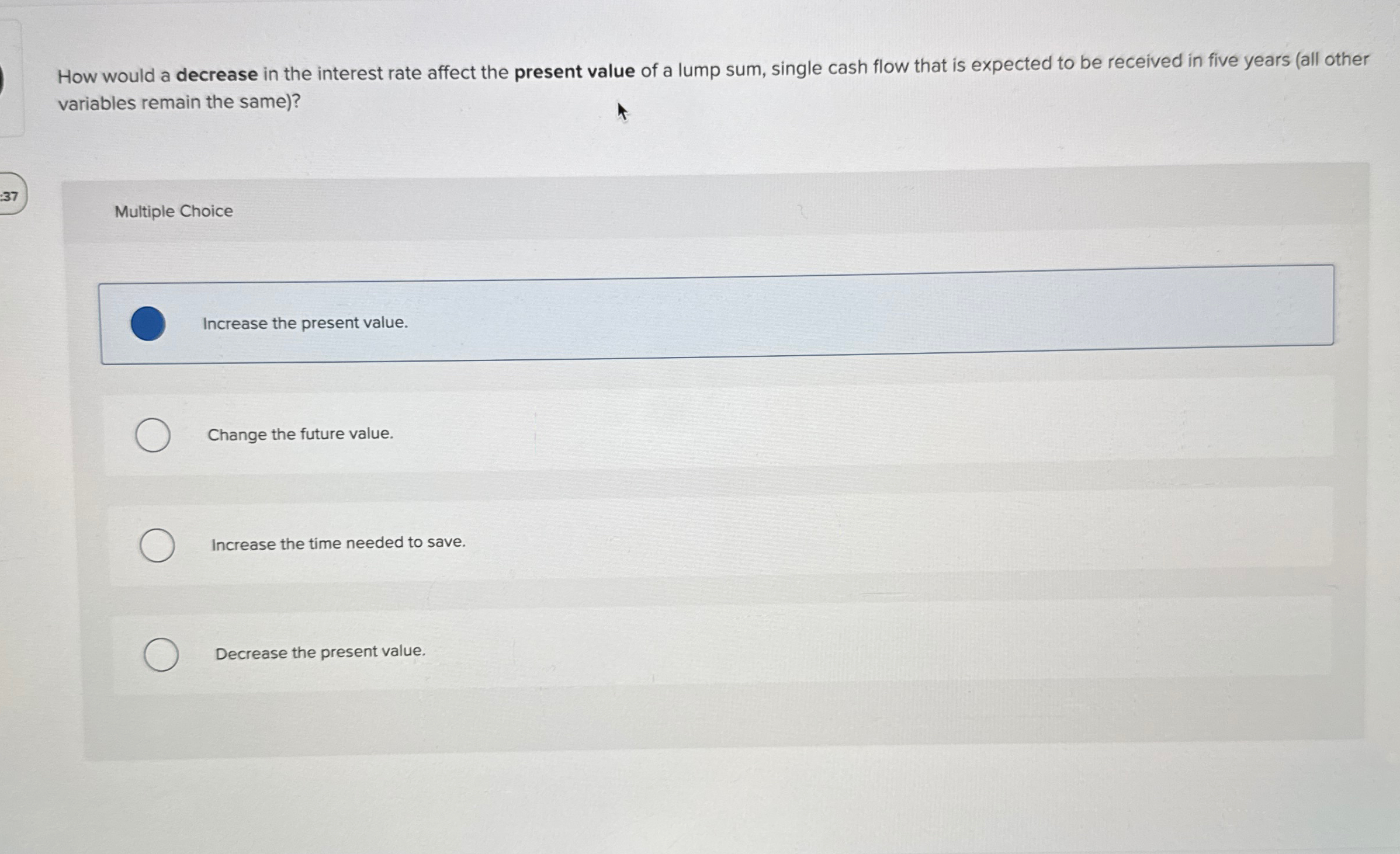 Solved How would a decrease in the interest rate affect the | Chegg.com