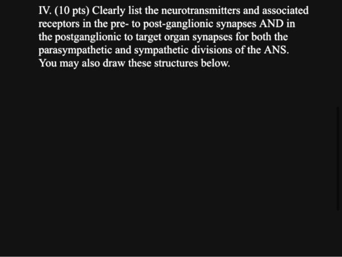 Solved The Following Is Five Part Lab Over Parasympathetic 