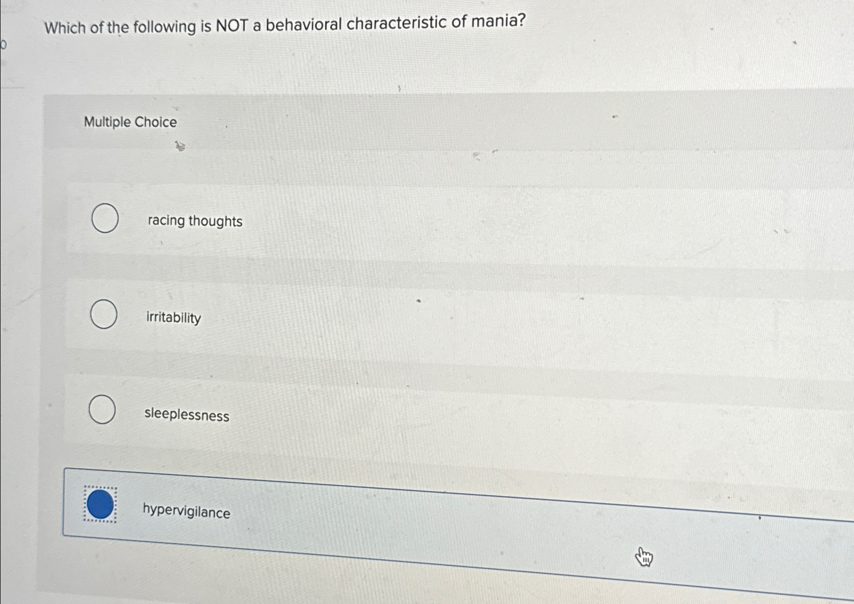 Solved Which of the following is NOT a behavioral | Chegg.com