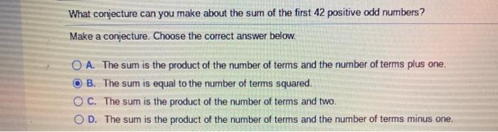 Solved What conjecture can you make about the sum of the | Chegg.com