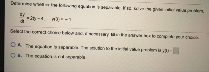 Solved Determine whether the following equation is | Chegg.com