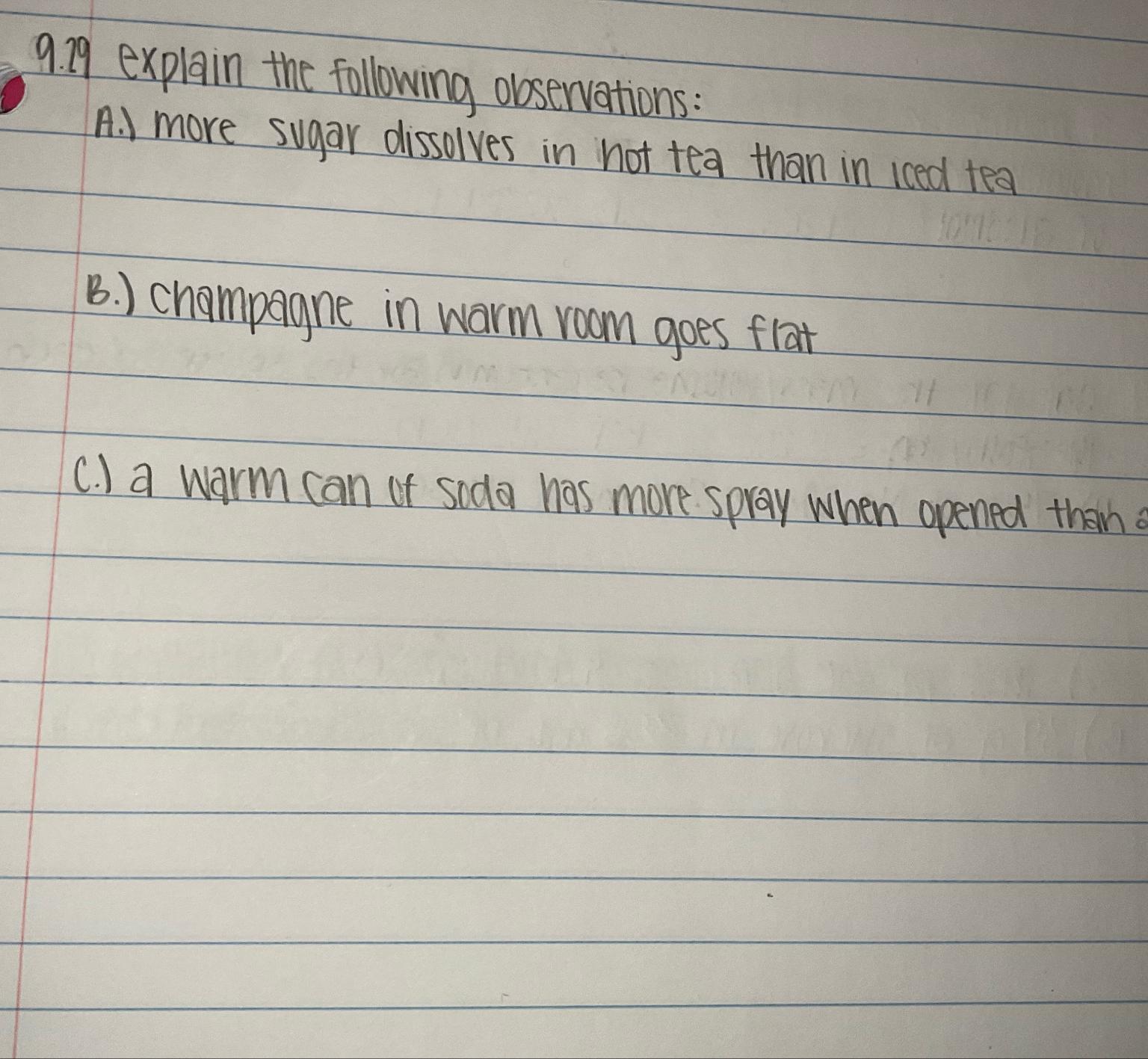 Solved 9.19 ﻿explain the following observations:A.) ﻿more | Chegg.com