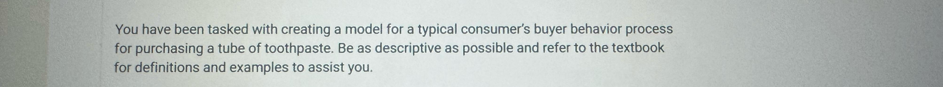 Solved You have been tasked with creating a model for a | Chegg.com