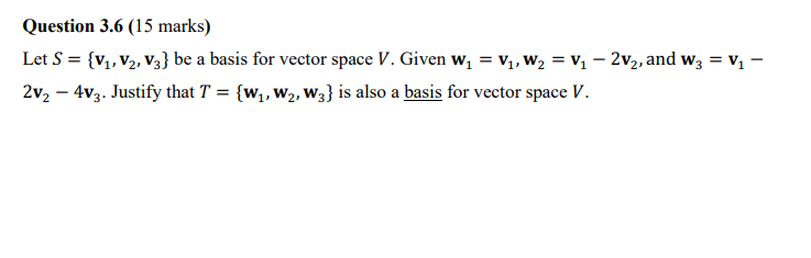 Solved Let {v_(1),v_(2),v_(3)} ﻿be a set of linearly | Chegg.com