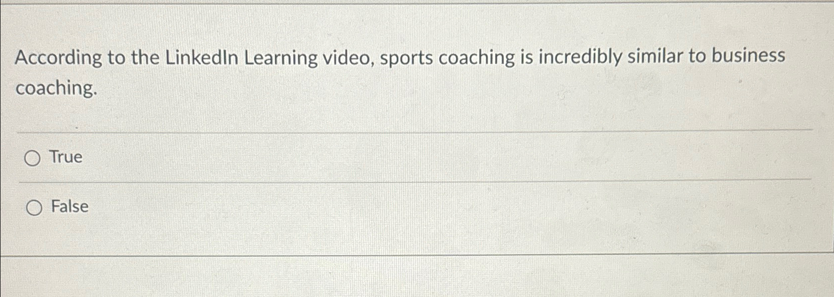 Solved According to the Linkedln Learning video, sports | Chegg.com