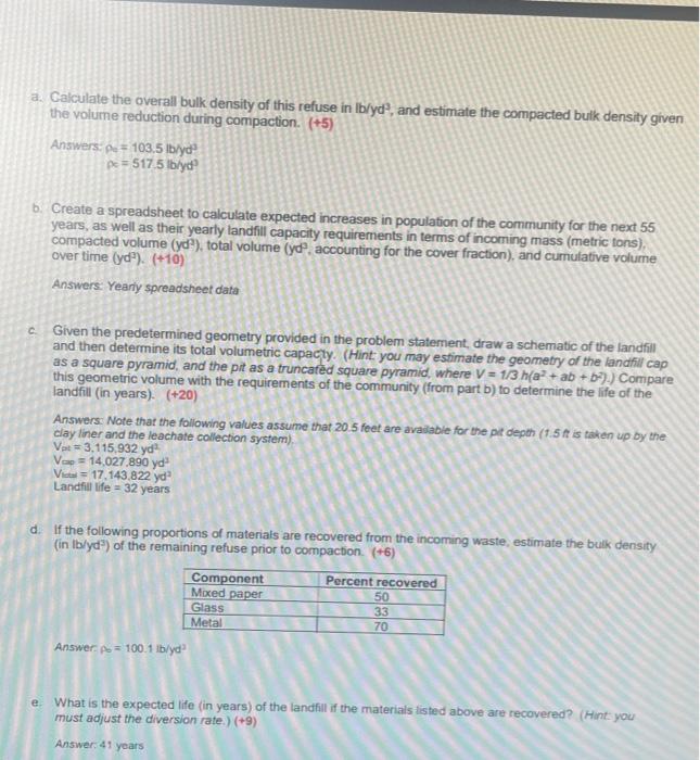 ssume the following data apply: Current population, | Chegg.com