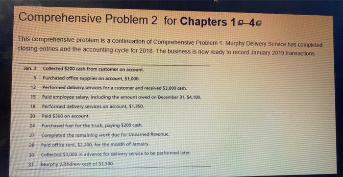 Comprehensive Problem 2 for Chapters 10−4 This | Chegg.com