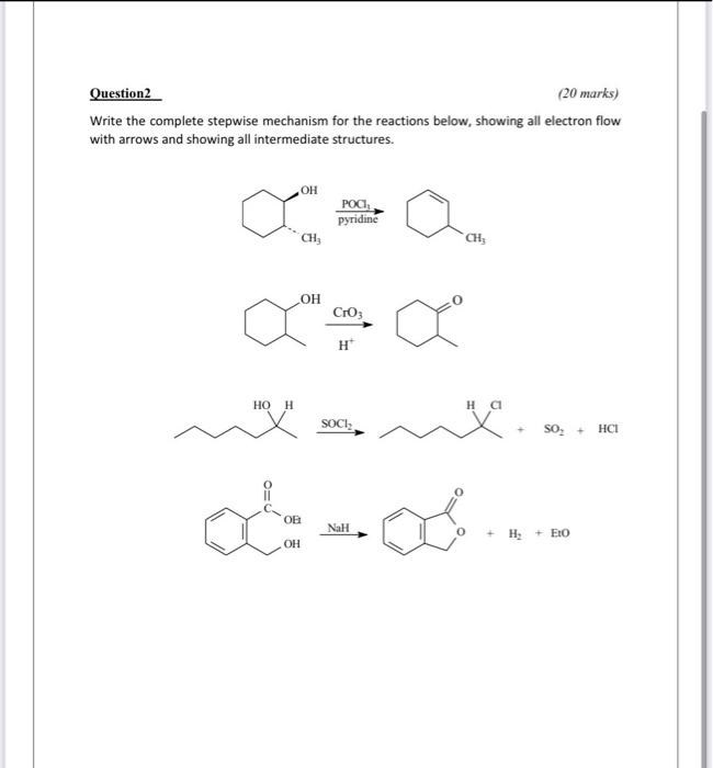 Solved Question2 (20 marks) Write the complete stepwise | Chegg.com Solved Question2 (20 marks) Write the complete stepwise | Chegg.com