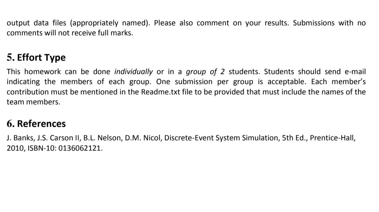 Solved CMPE571 Systems Modelling and Simulation 2022-23 Fall | Chegg.com