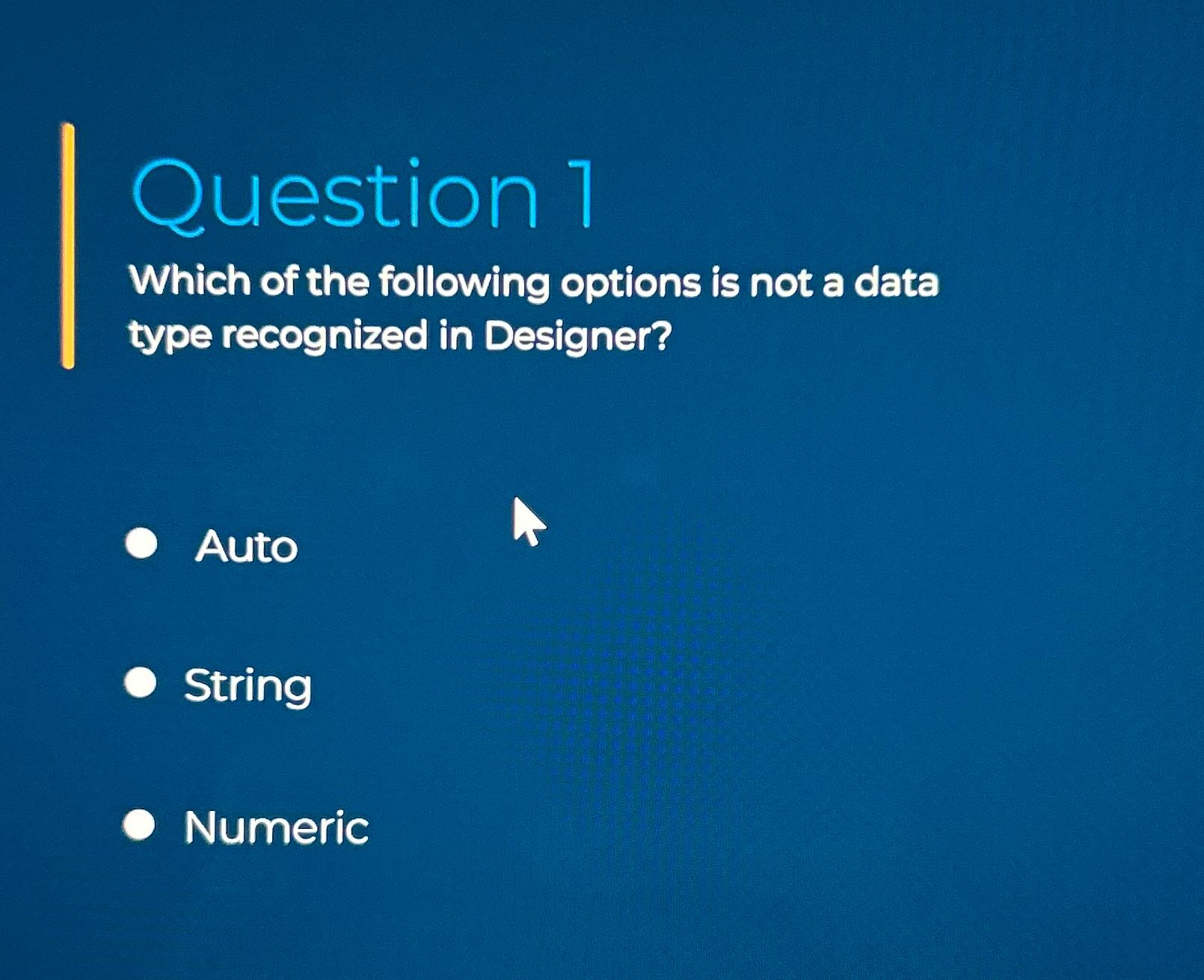 Solved Question 1Which of the following options is not a | Chegg.com