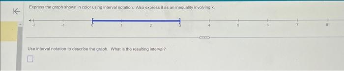 Solved Express the graph shown in color using interval | Chegg.com