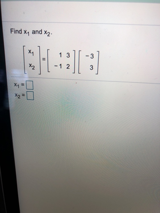 Solved Find xq and X2: | Chegg.com