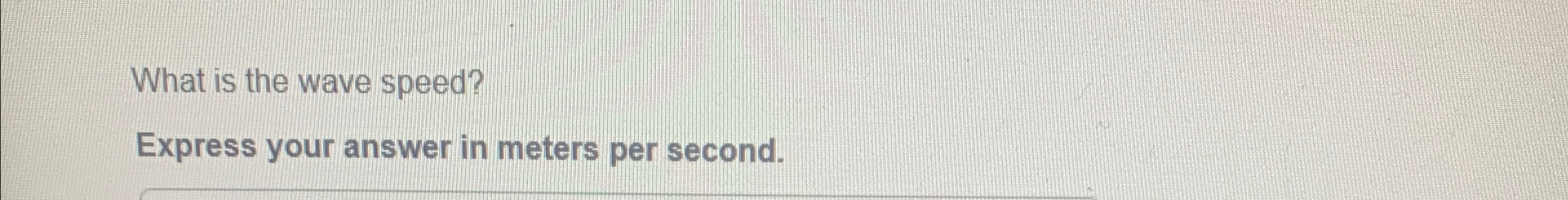 Solved The figure shows a standing wave oscillating at 100Hz | Chegg.com