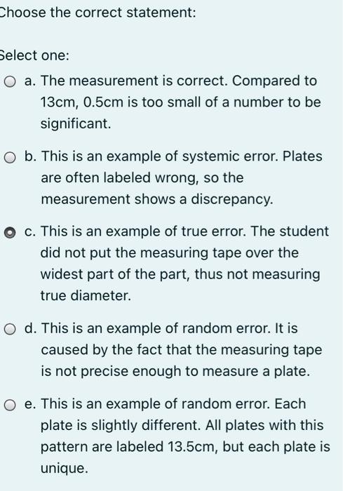 Solved A student measures the diameter of a plate by placing | Chegg.com