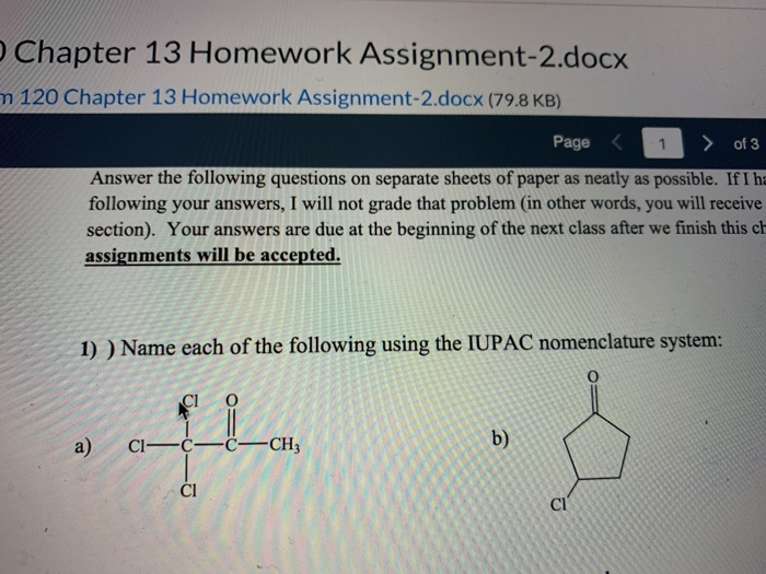 Solved O Chapter 13 Homework Assignment-2.docx m 120 Chapter | Chegg.com