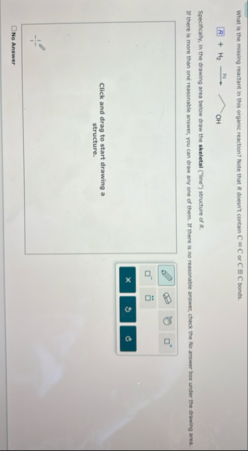 Solved What is the missing reactant in this organic | Chegg.com